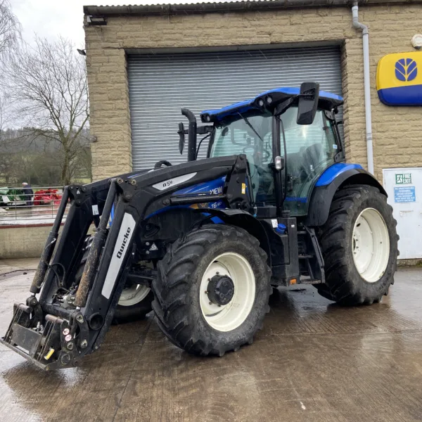 New Holland T6.180 Tractor c/w Quicke Q5M Front Loader | Russell's