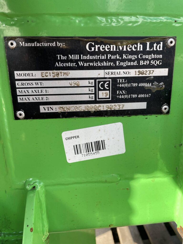USED Greenmech 150 Woodchipper For Sale | Russell's